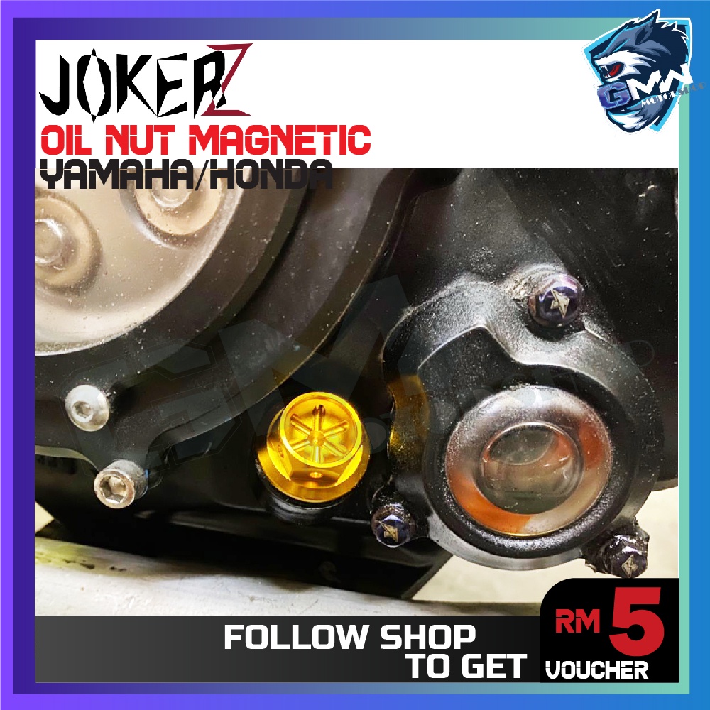 UNIVERSAL MAGNETIC PLUG OIL LEVEL CAP PENUTUP MINYAK HITAM OIL GAUGE ...