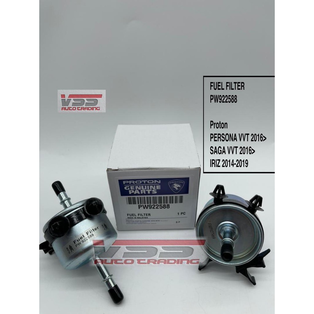 FUEL FILTER PW922588 GENUINE PARTS ORIGINAL PROTON IRIZ, SAGA VVT 2016 ...