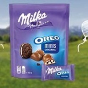 Milka Oreo Minis Original / White Chocolate 153g / Milka Choco Wafer ...