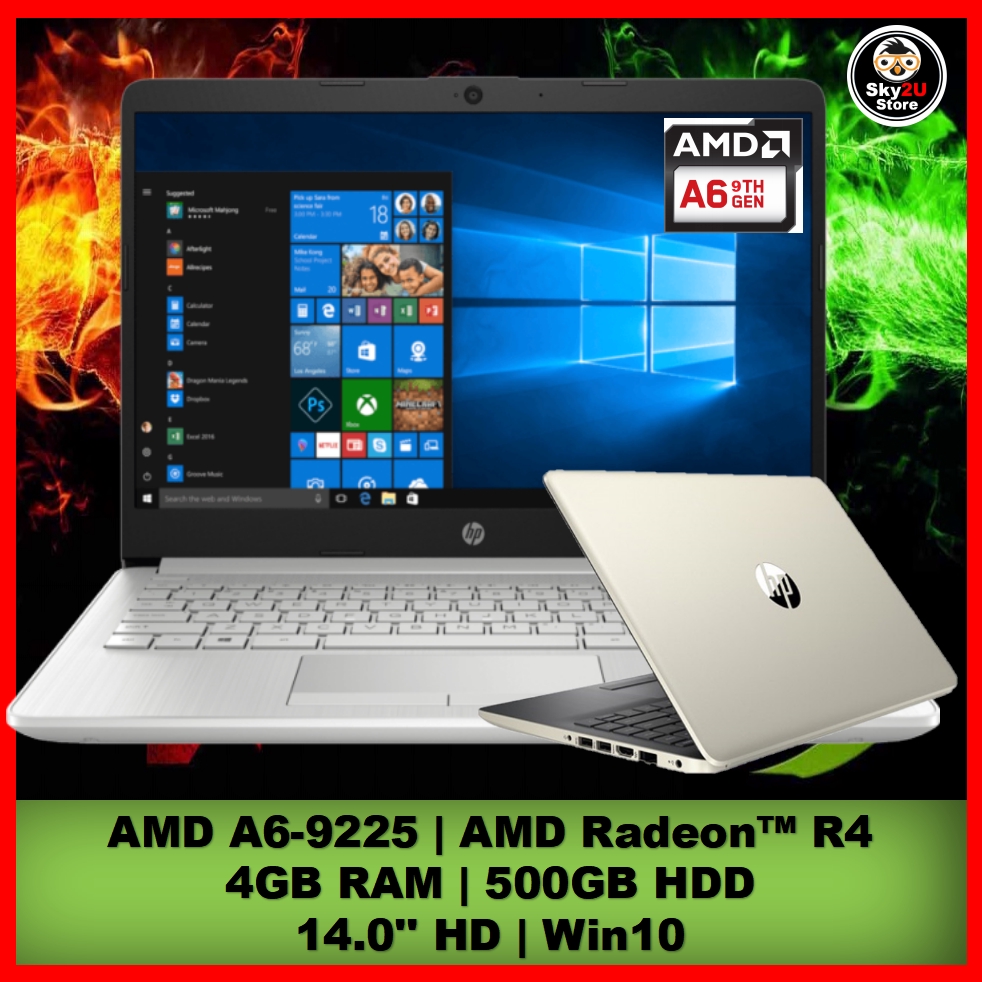 HP 14 s AMD A6 9-Gen Laptop | Shopee Malaysia