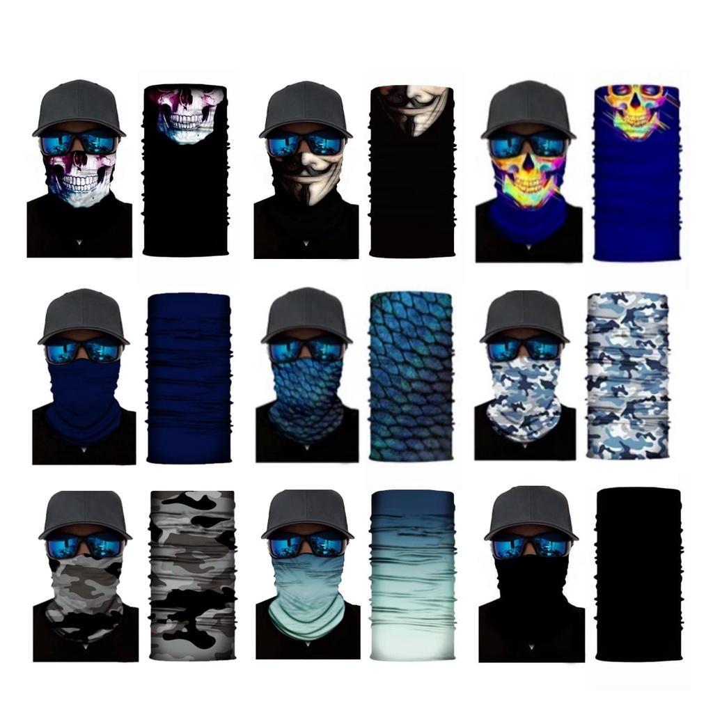 RIDERMASK/FOOD PANDA GRAB MASK/ sarung topeng muka/ getah | Shopee Malaysia