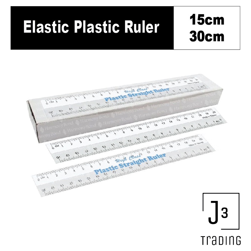 Elastic Plastic Straight Ruler 15CM/30CM (1 PCS) | Shopee Malaysia