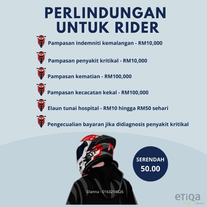 PERLINDUNGAN UNTUK RIDER | Shopee Malaysia