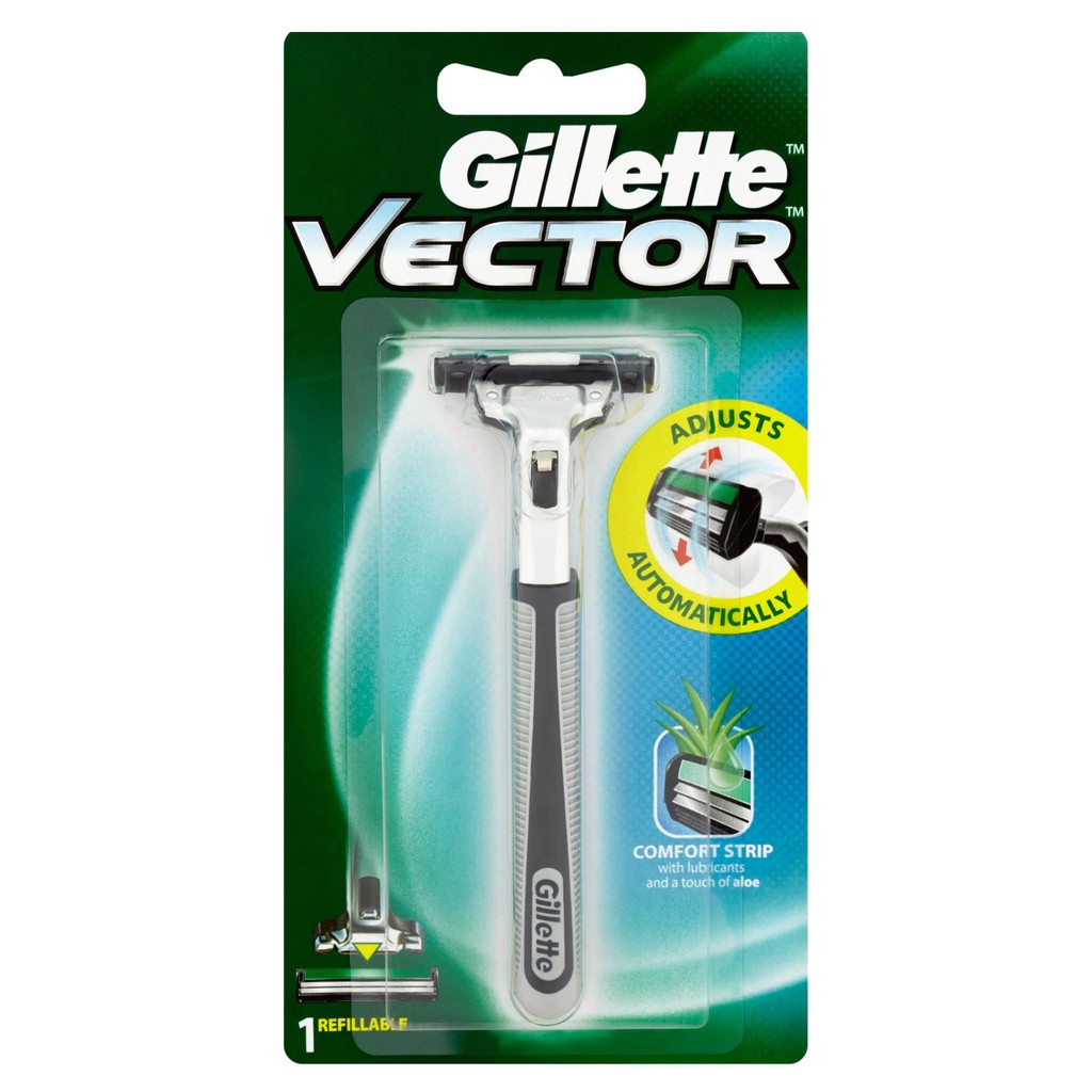 Gillette Vector Razor with Cartridge Refillable