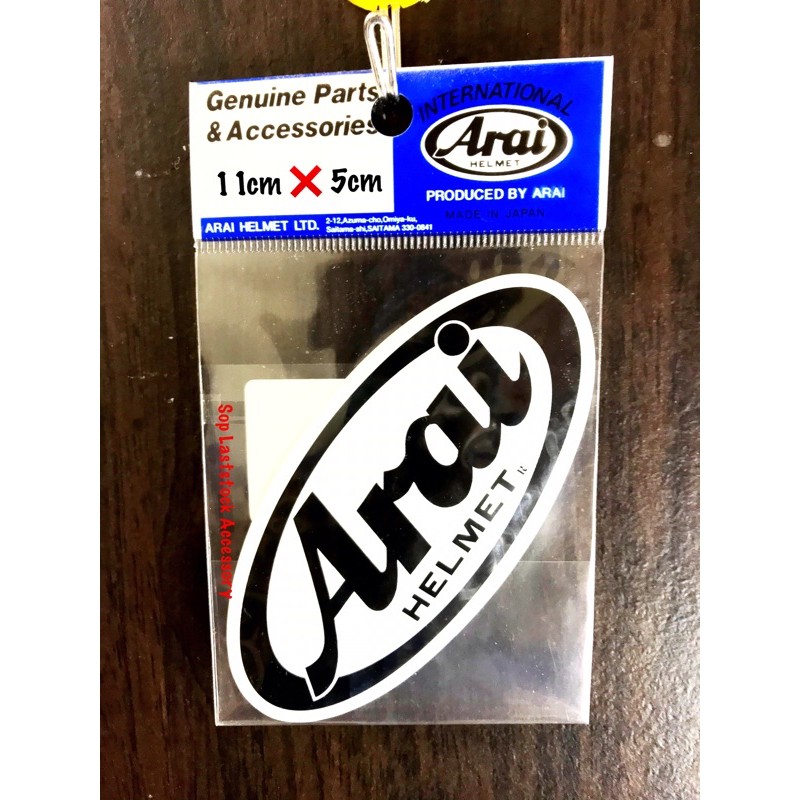 ARAI LOGO ORIGINAL💯[READY STOCK] ARAI STICKER BUJUR BULAT ORIGINAL ...
