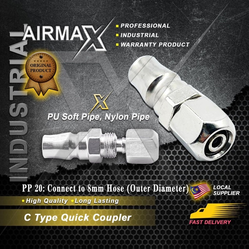 Air Coupler 20PM Quick Coupler Compressor Hose Coupler | Shopee Malaysia
