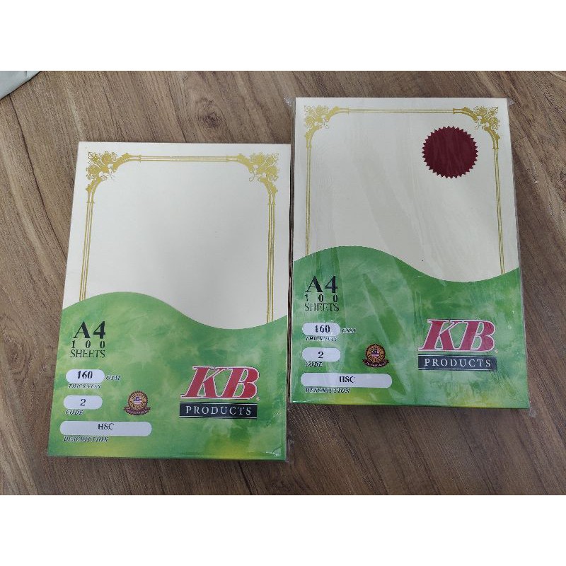 Certificate paper A4 Size 160 GSM (100 sheets) | Shopee Malaysia