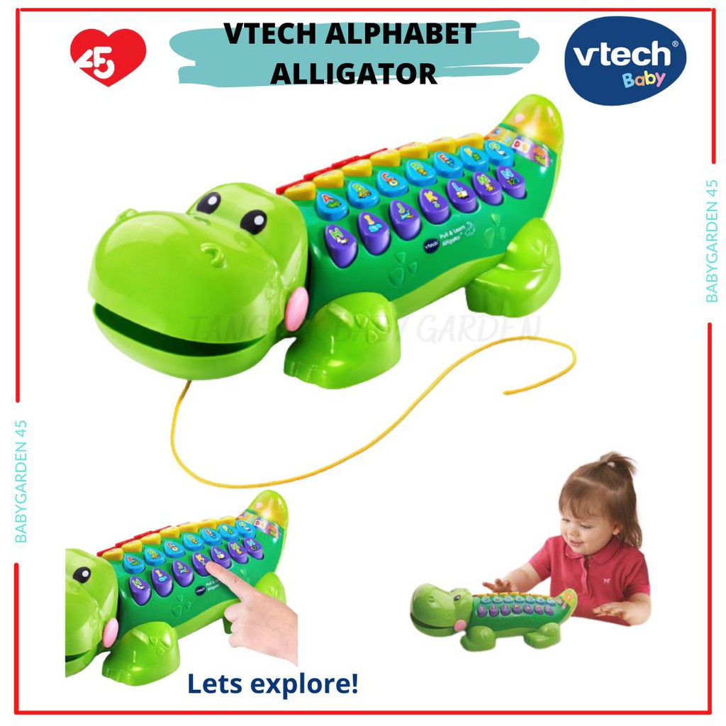 VTech Alphabet Alligator Learning Kids Toys IQ | Shopee Malaysia
