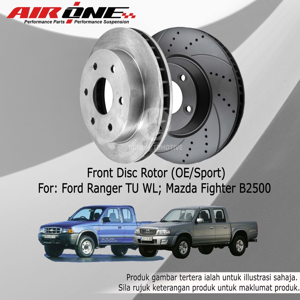 Ford Ranger TU WL / Ranger T5 / Mazda Fighter B2500 / BT50 UN Front ...
