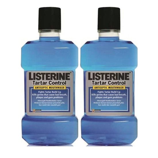 LISTERINE TARTAR CONTROL ANTISEPTIC MOUTHWASH 750MLx2 | Shopee Malaysia