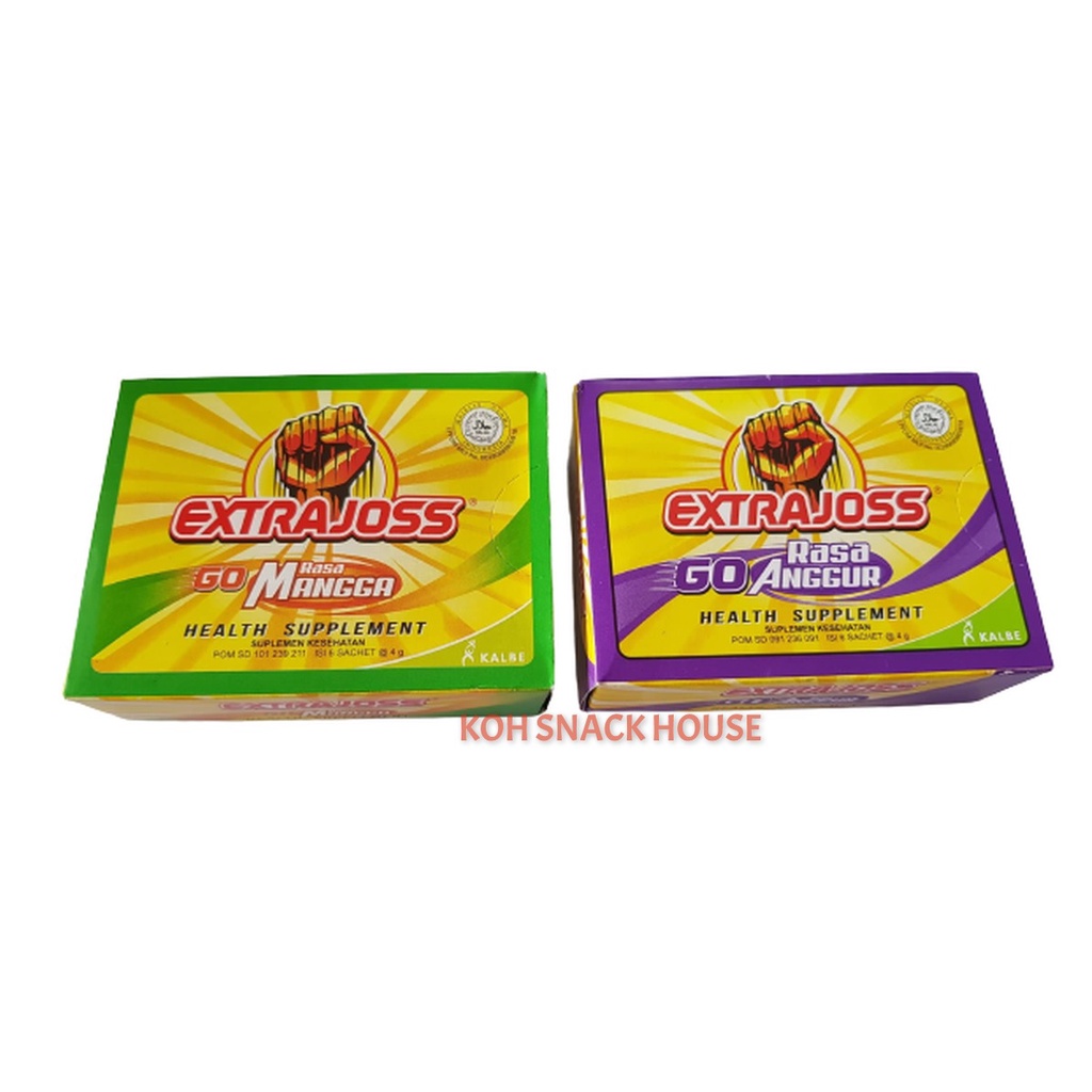 Extra Joss Health Supplement (Mangga / Anggur) 6 Sachets | Shopee Malaysia
