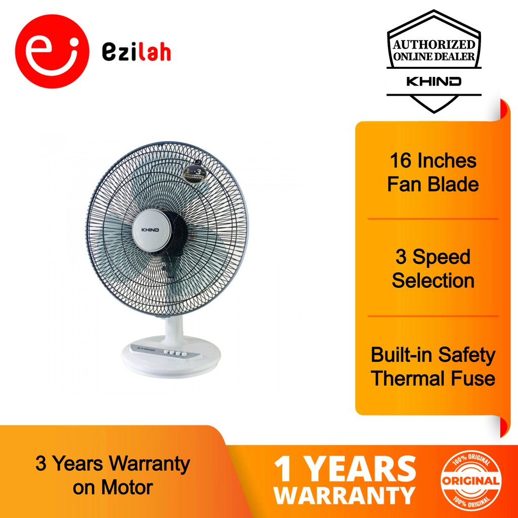Khind Table Fan (16") TF-168SE | Shopee Malaysia