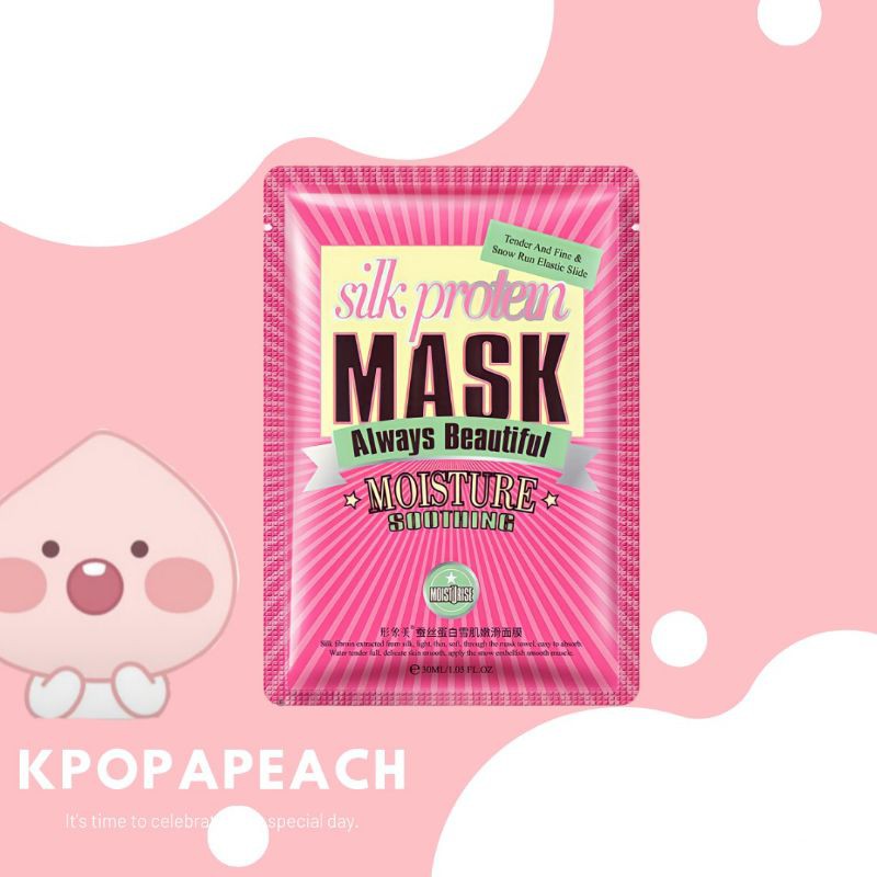 SILK PROTEIN MASK ReadyStock | Shopee Malaysia