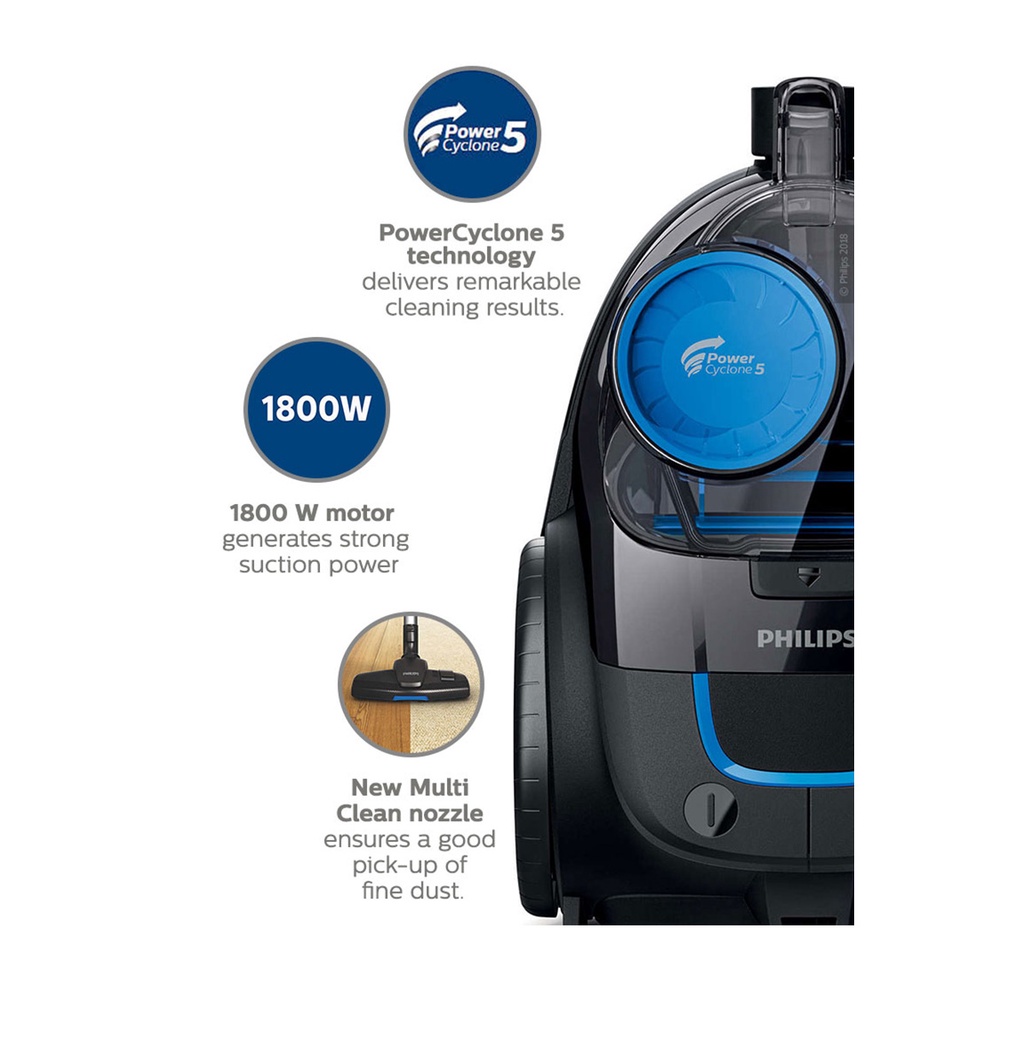 Philips PowerPro Bagless Vacuum PowerCyclone Tech FC9350 | FC9350/62 ...