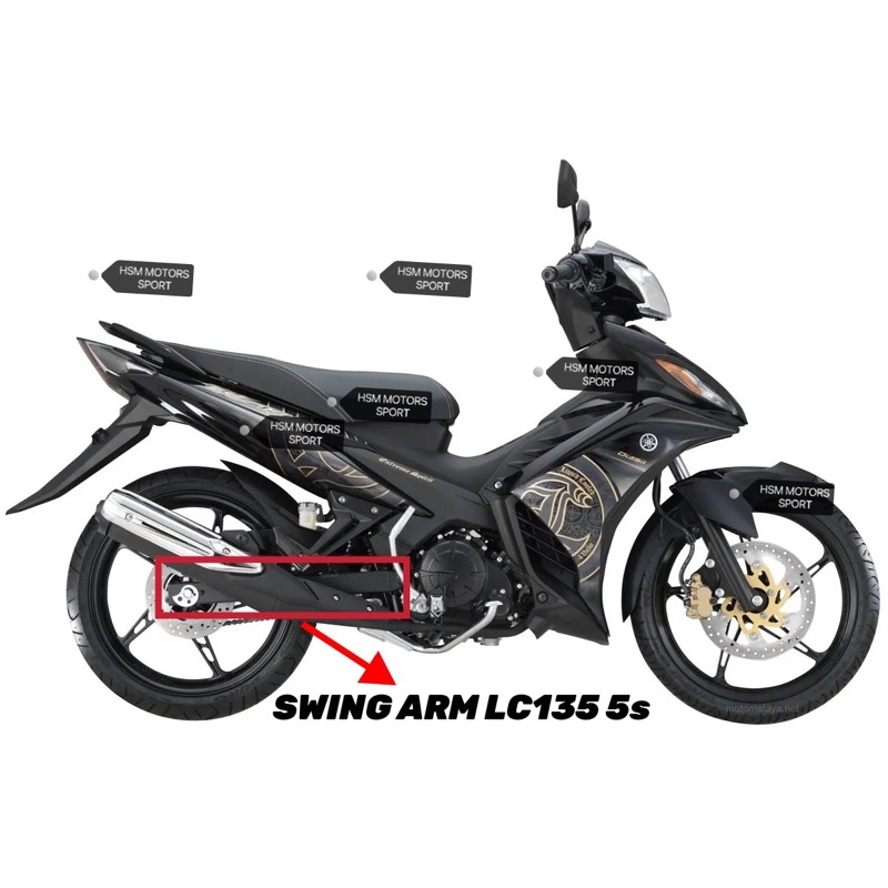 YAMAHA LC135 5s SWING ARM OEM STANDARD MODEL | Shopee Malaysia