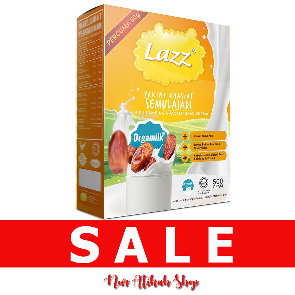 SUSU LAZZ ASLI / KURMA / CHOCO / CAFE + FREE GIFT | SUSU KAMBING ...