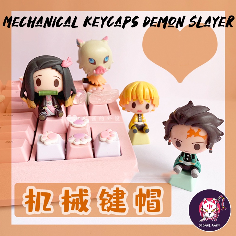 Key Cap Demon Slayer Kimetsu no Yaiba Mechanical Keyboard Keycaps ...