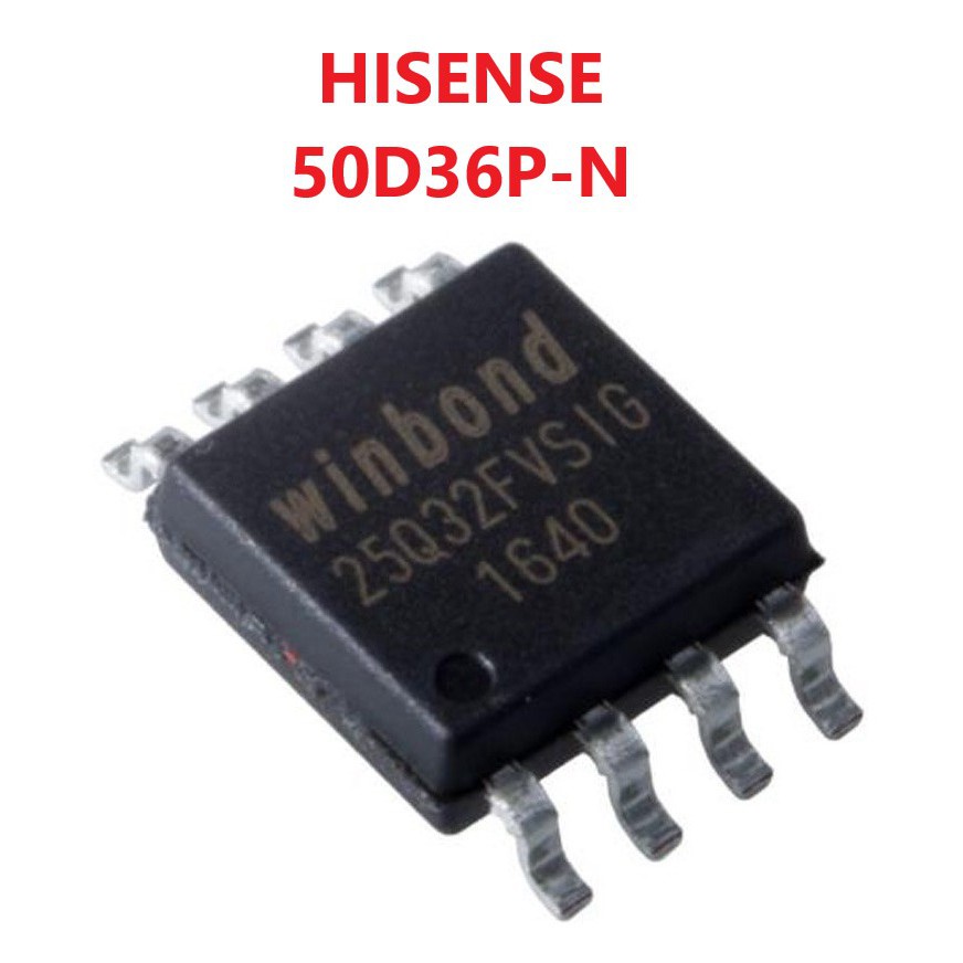 HISENSE 50D36P-N W25Q32 25Q32 BIOS IC WINBOND EEPROM FIRMWARE | Shopee ...