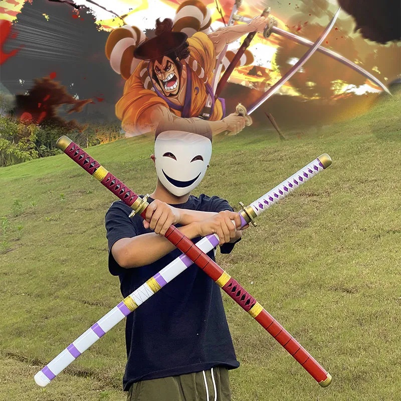 New Arrival Zoro One Piece Roronoa Sword Wooden Toy 104CM luffy Meito ...
