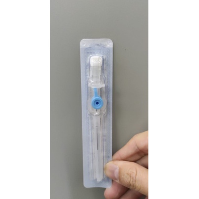 IV CANNULA / CATHETER WITH VALVE 22G BLUE CANNULA BRANULA | Shopee Malaysia