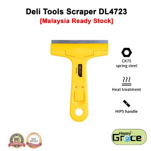 Deli Tools Scraper 102mm DL4723 | Shopee Malaysia