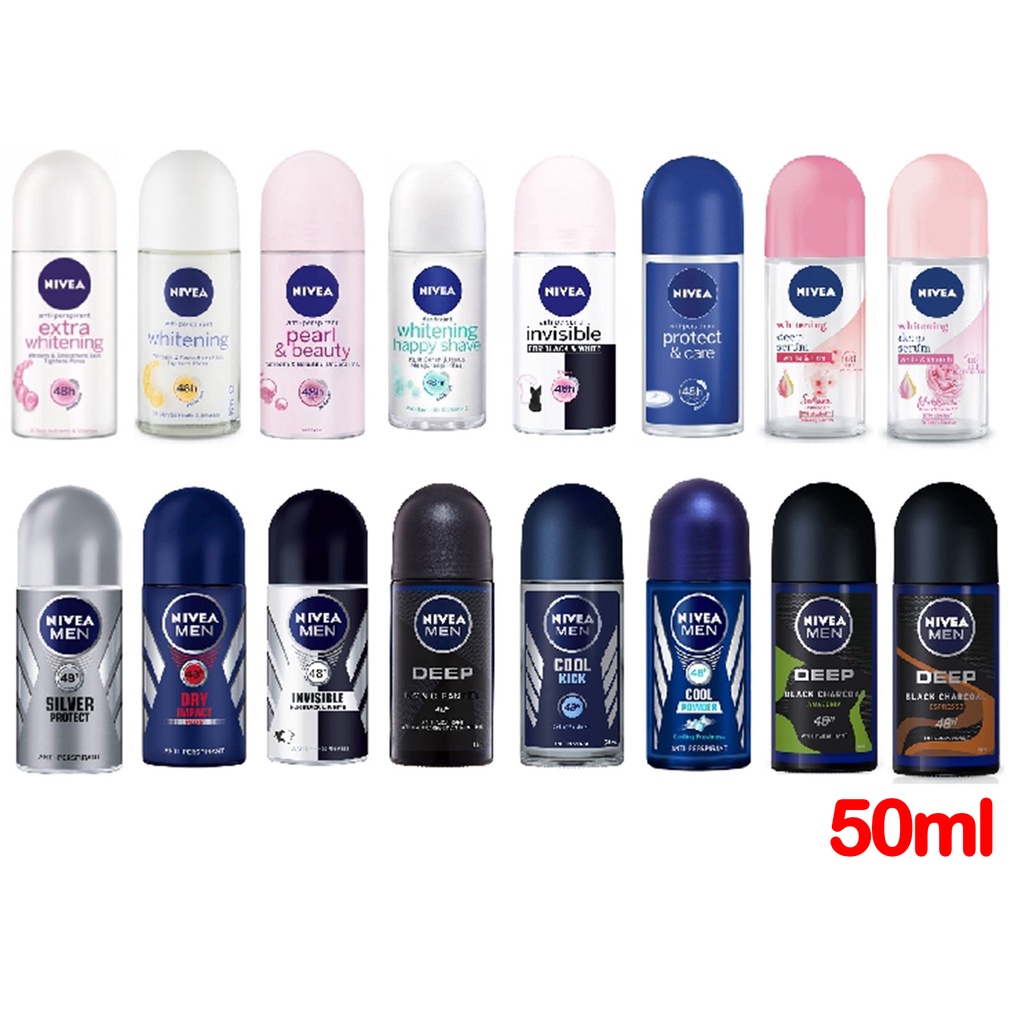 Nivea Women / Men Deodorant Roll On 50m / REXONA ROLL ON 50ML / Rexona ...