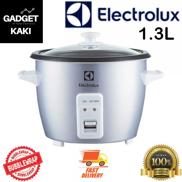 Electrolux 1.3L Rice Cooker NonStick Steamer 2 Years Warranty ERC1300 ...