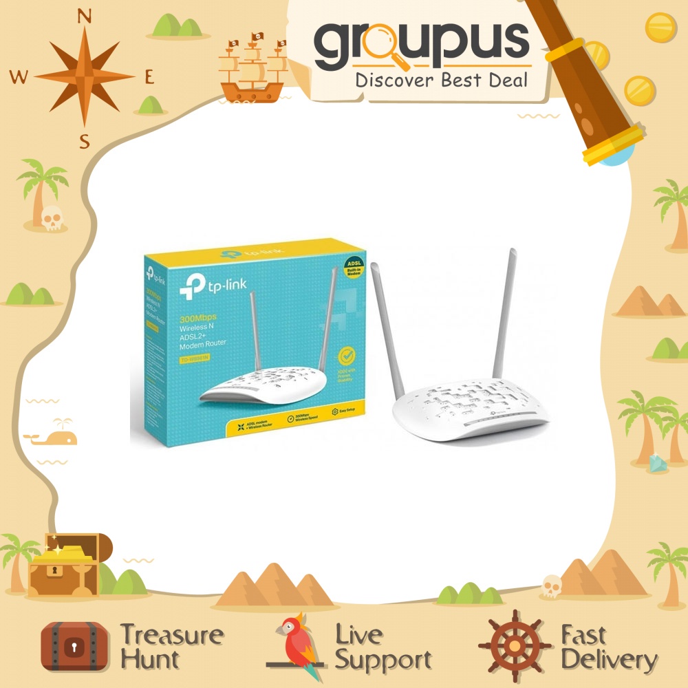 TP-Link TD-W8961N 300Mbps Wireless N ADSL2+ Modem Router for Streamyx | Shopee Malaysia