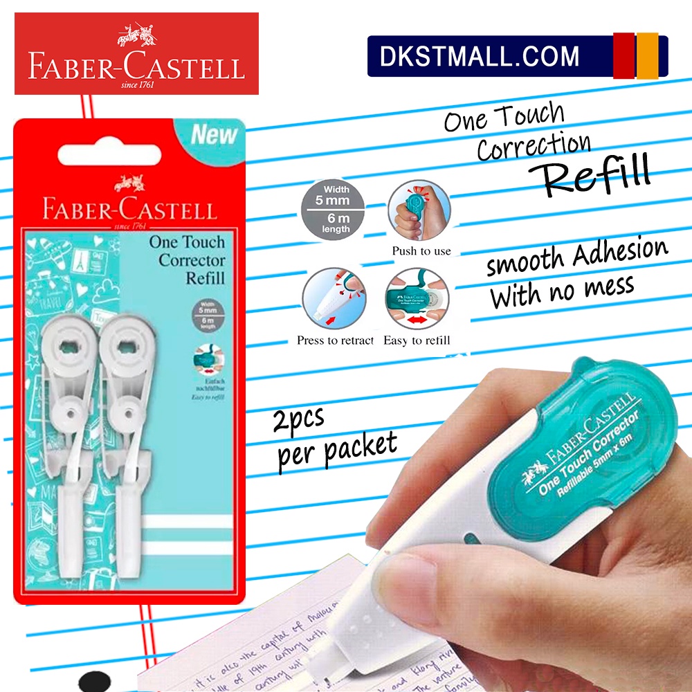 Faber-Castell One Touch Correcter (REFILL) 169205 | Shopee Malaysia