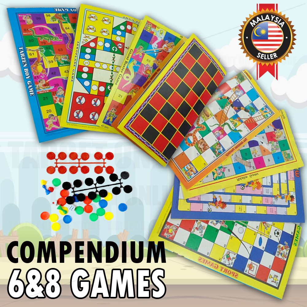 Compendium of 6 Games (HT 6000) & 8 Games (HT 8000) Draughts/Aeroplane ...