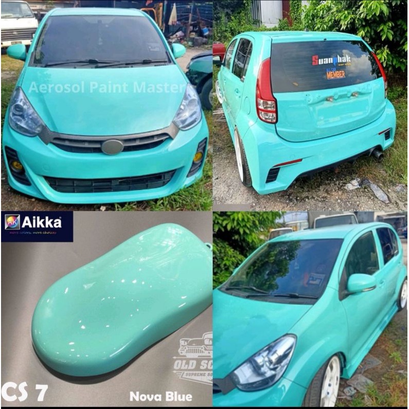 AIKKA CS7 Nova Blue Supreme Solid Colour for Car /Motor Spray Painting ...