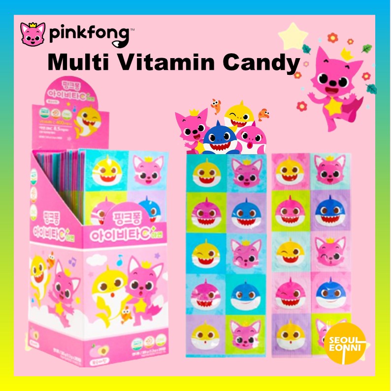 [Pinkfong] Korea Multi Vitamin C Zins Candy / Kids Baby Vitamin C ...