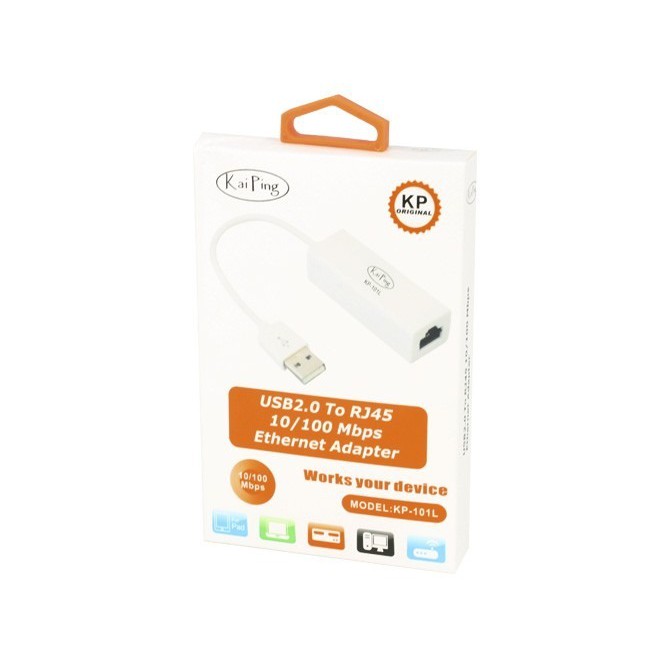 Kai Ping USB 2.0 to RJ45 10/100 Mbps Ethernet Adapter (KP-101L ...