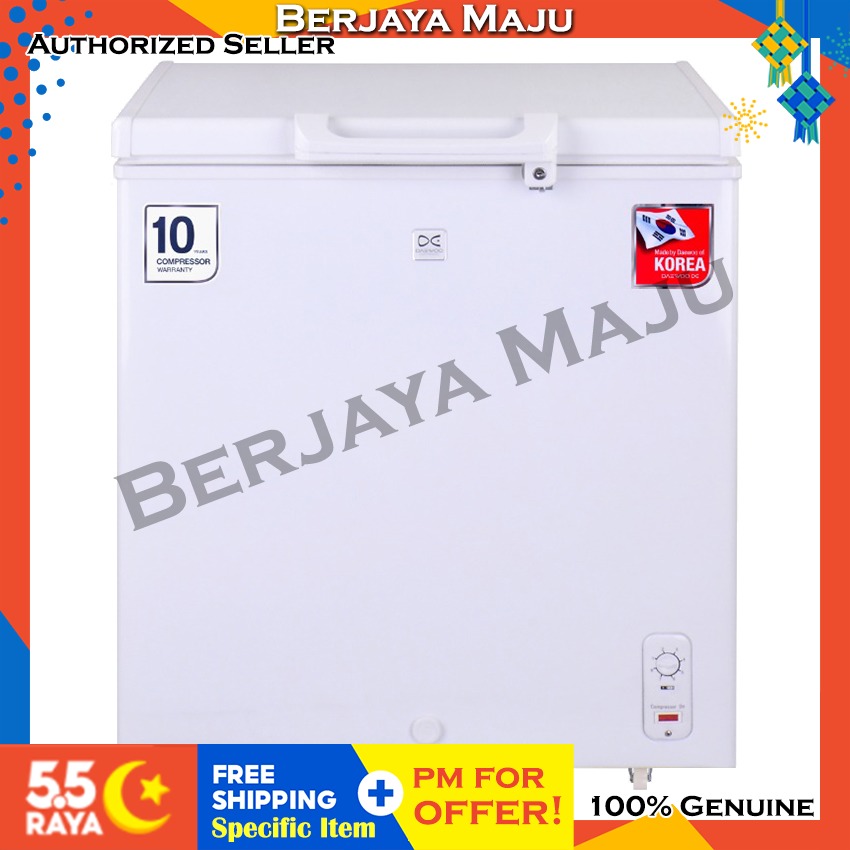 Daewoo winia 200l 1 door 2 in 1 chest freezer dcf-250df | BeeCost