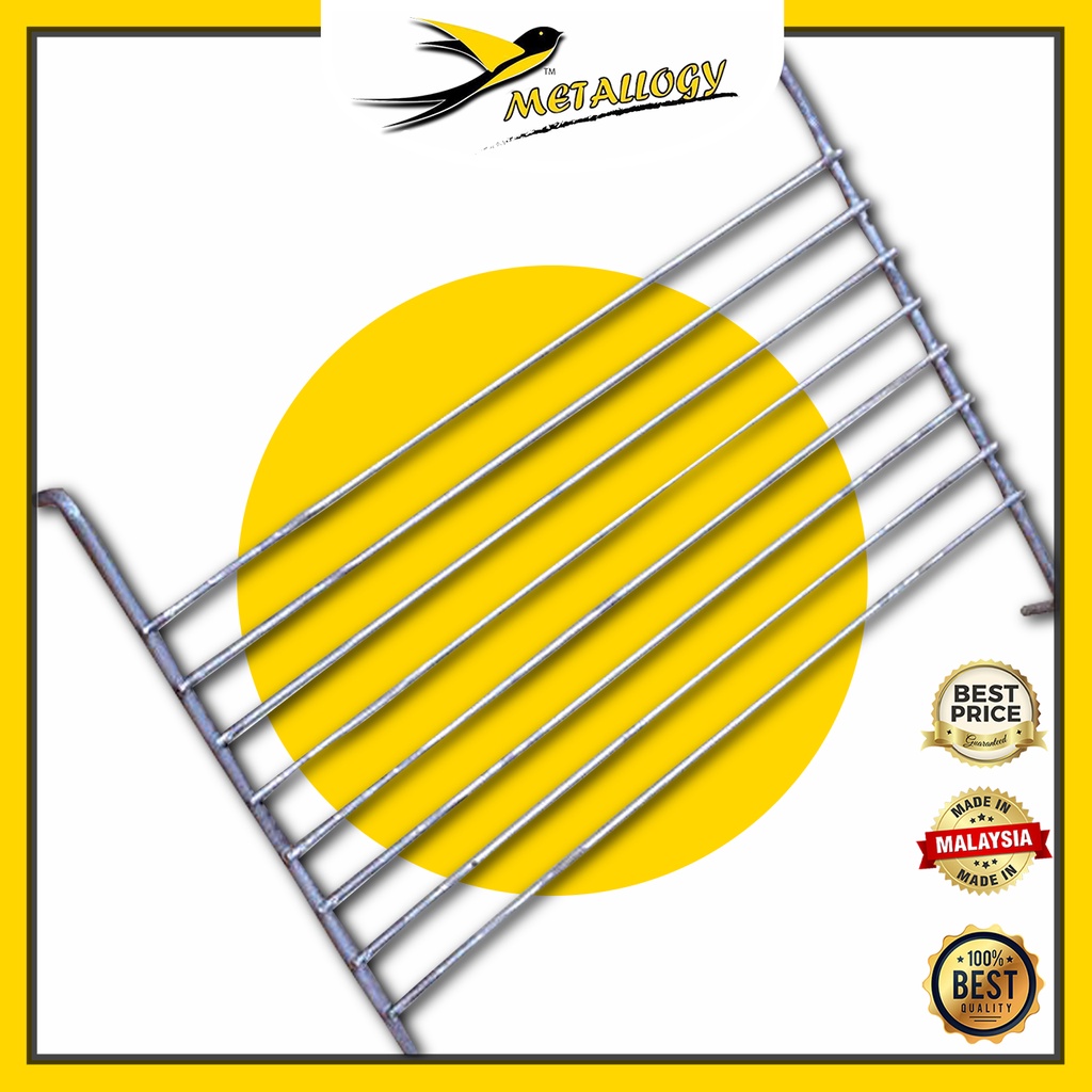 Metallogy Large BBQ Barbecue Grill Net Jaring Besi BBQ Pemanggang ...