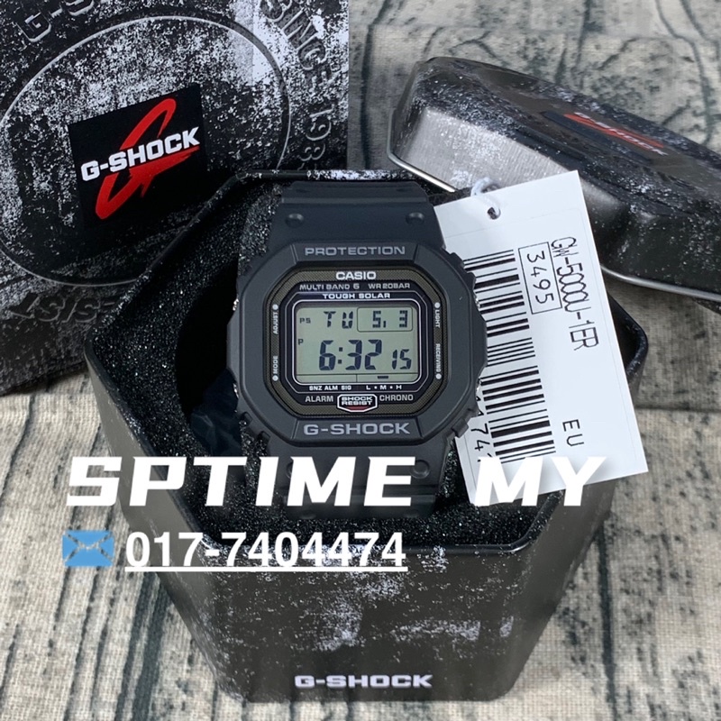 CASIO G-SHOCK GW-5000U-1ER / GW-5000U-1E / GW-5000U-1 / GW-5000U / GW ...
