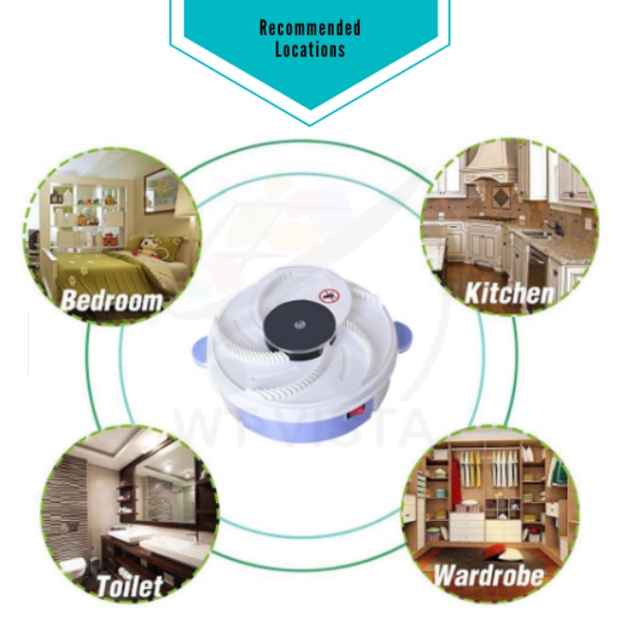 Automatic Electric Fly Trap Flycatcher Pest Control Catcher USB Mesin ...