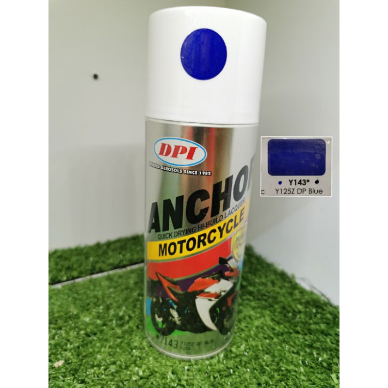 ANCHOR Y143* Y 143 Y125Z DP BLUE MOTORCYCLE SERIES Can Spray Paint Cat ...