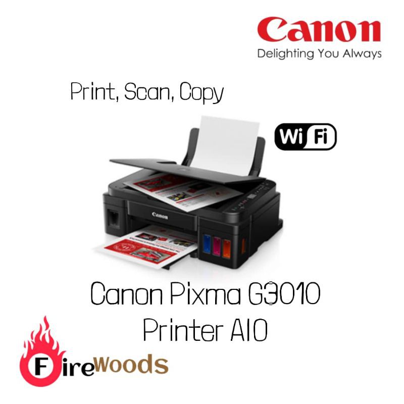 Canon G3010 3 In 1 WiFi Printer ( Original Refill Ink Tank) | Shopee ...