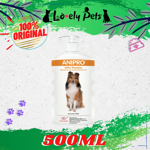 ANIPRO Sulphur Shampoo For Dogs (500ML) | Shopee Malaysia