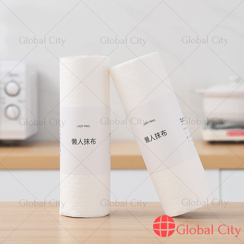 GC 50pcs 25x25cm Lazy Rag Dry and Wet Tissue | Shopee Malaysia