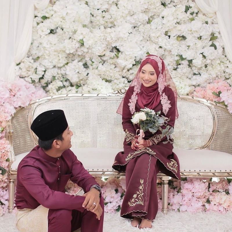 MYRAVALLYN WIDURI EMBROIDERED KURUNG BAJU KURUNG NIKAH BAJU KURUNG BAJU ...