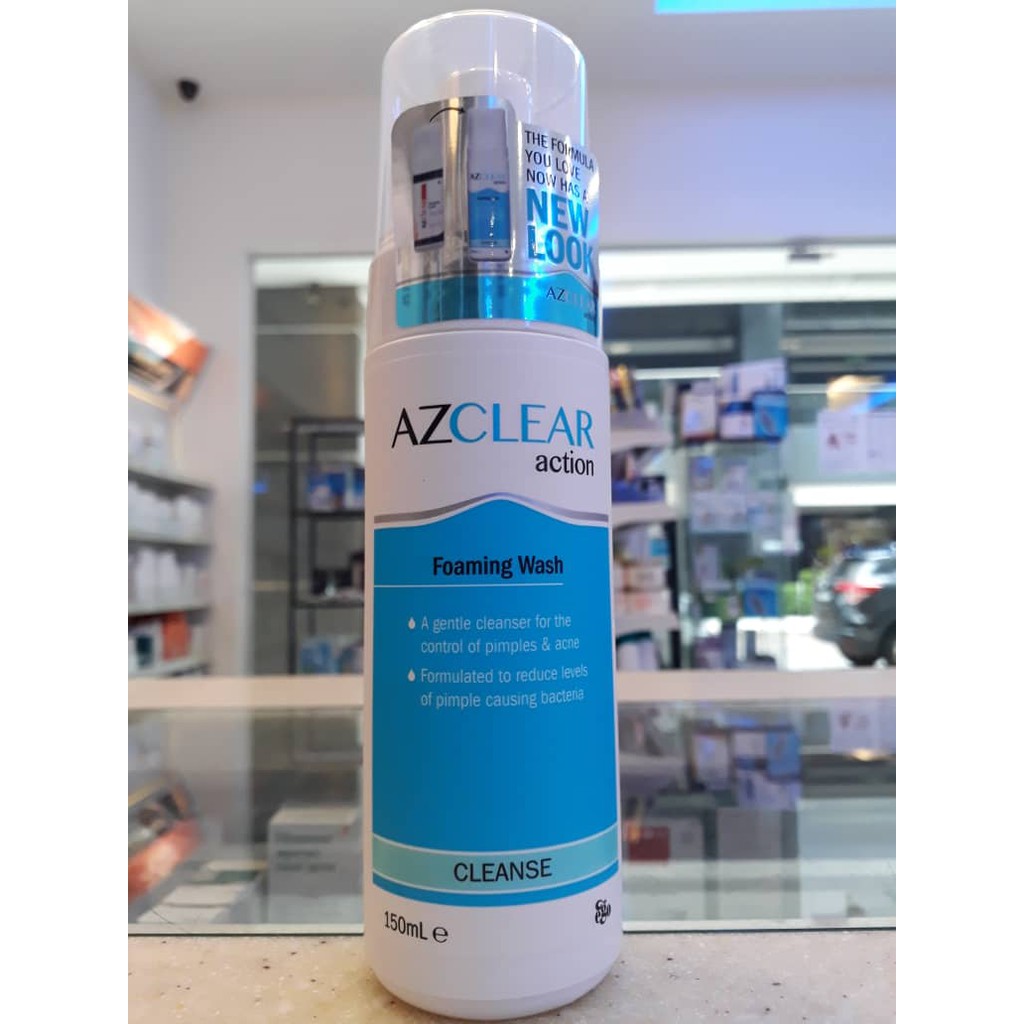 EGO AZCLEAR ACTION FOAMING WASH FOR PIMPLES AND ACNE PRONE SKIN 150ML ...