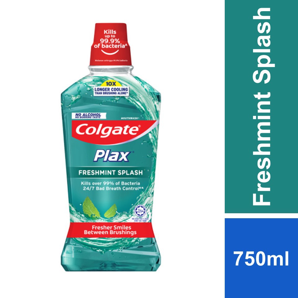 Colgate Plax Freshmint Mouthwash 750ml | Shopee Malaysia