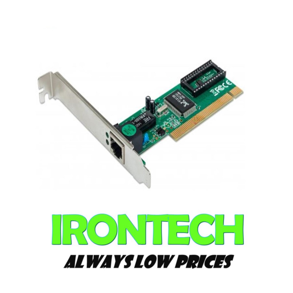 10/100 Mbps NIC RJ45 REALTEK 8139D LAN Network PCI Card PC Motherboard ...