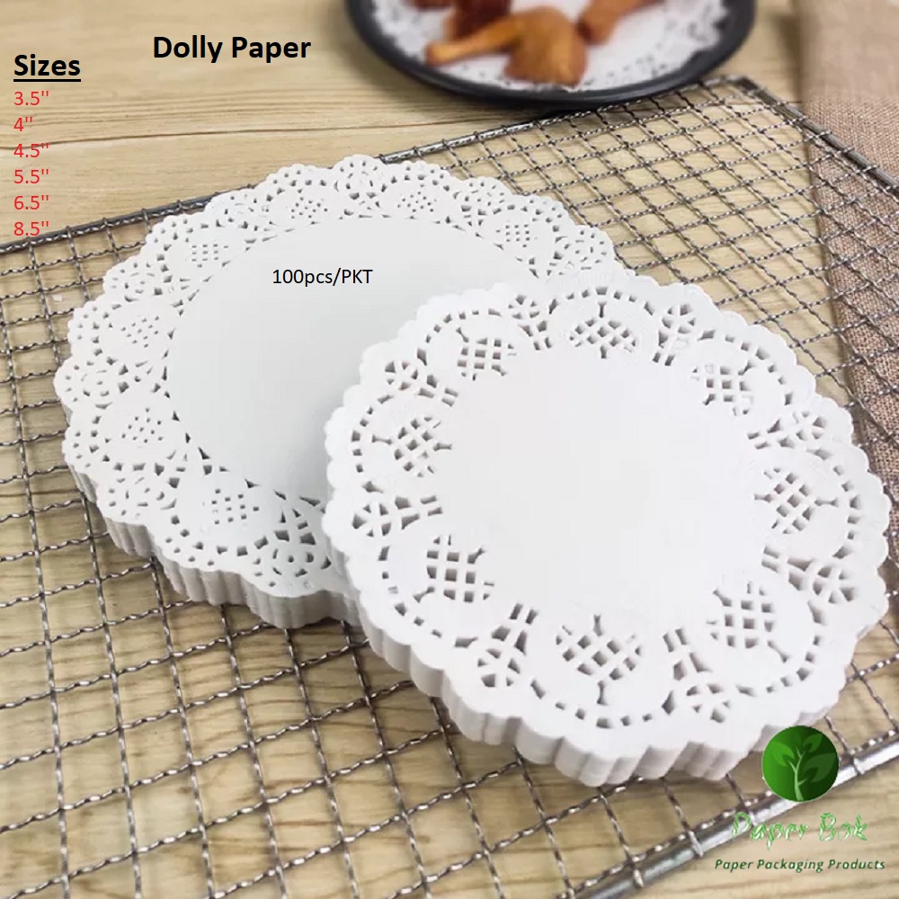 {Ready Stock] Doyleys Paper / Dolly Paper / Doily Paper- 3.5" / 4" / 4. ...