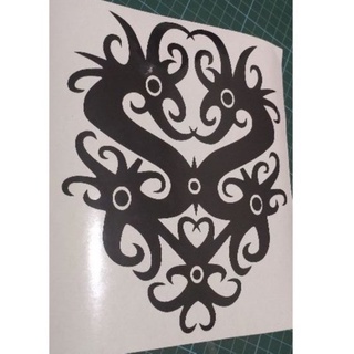 * CAR STICKER PANTANG SIMPAI TRIBAL IBAN TATTOO BORNEO MYVI AXIA ALZA ...