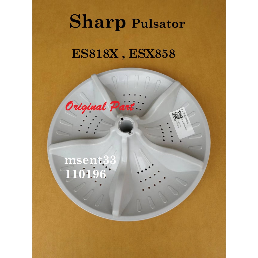 SHARP ES818X , ESX858 ORIGINAL WASHING MACHINE PULSATOR ( 333mm ...
