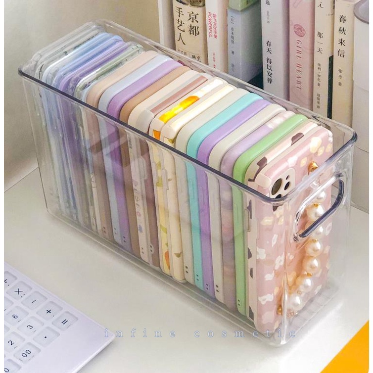 Phone Case Storage Box Organizer Multifunctional Transparent PhoneCase ...