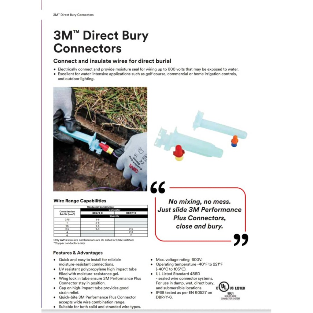 3M DBR/Y-6 Direct Bury Splice Kit (1bag/2 units) | Shopee Malaysia